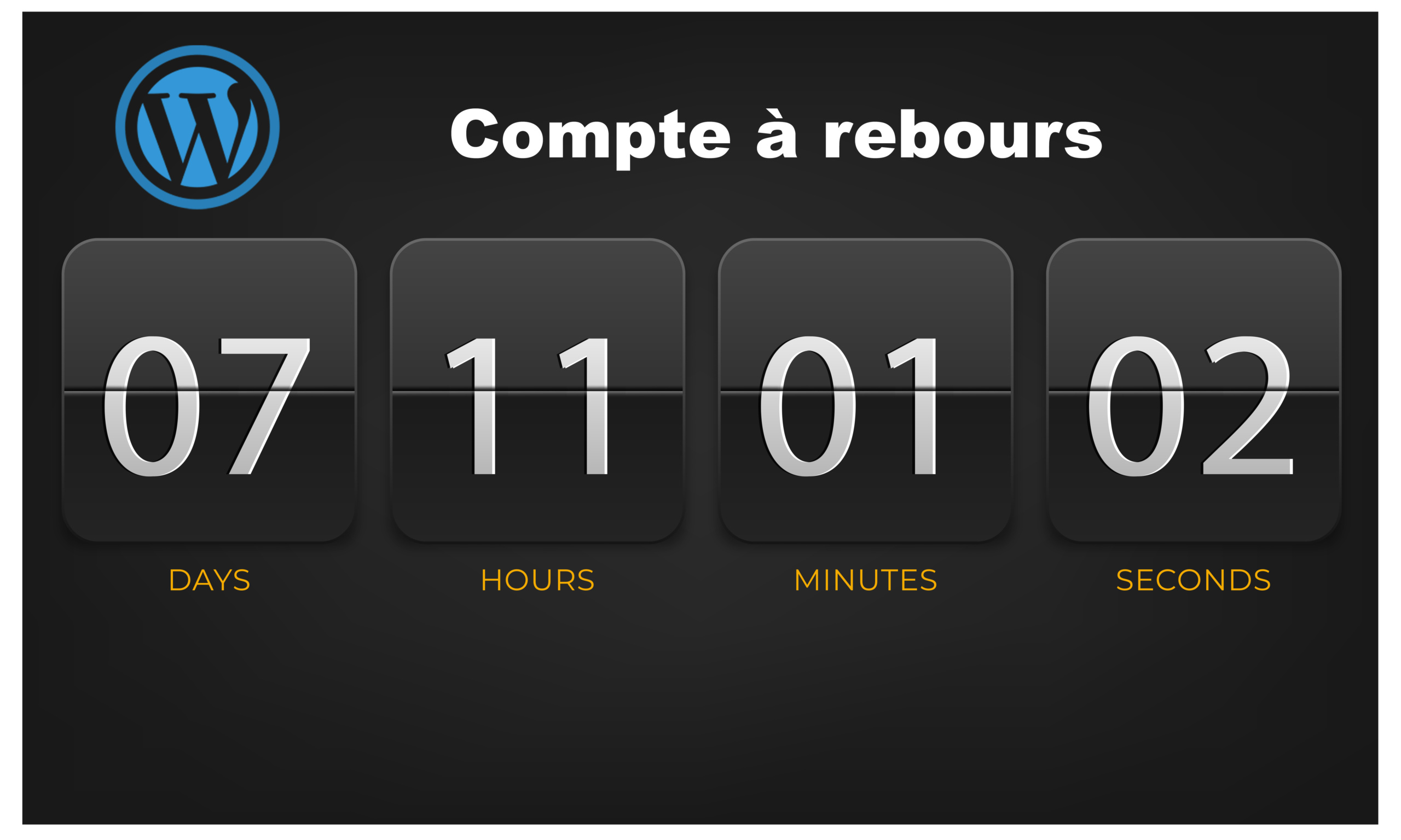 Compte à rebours ! Plugin WordPress